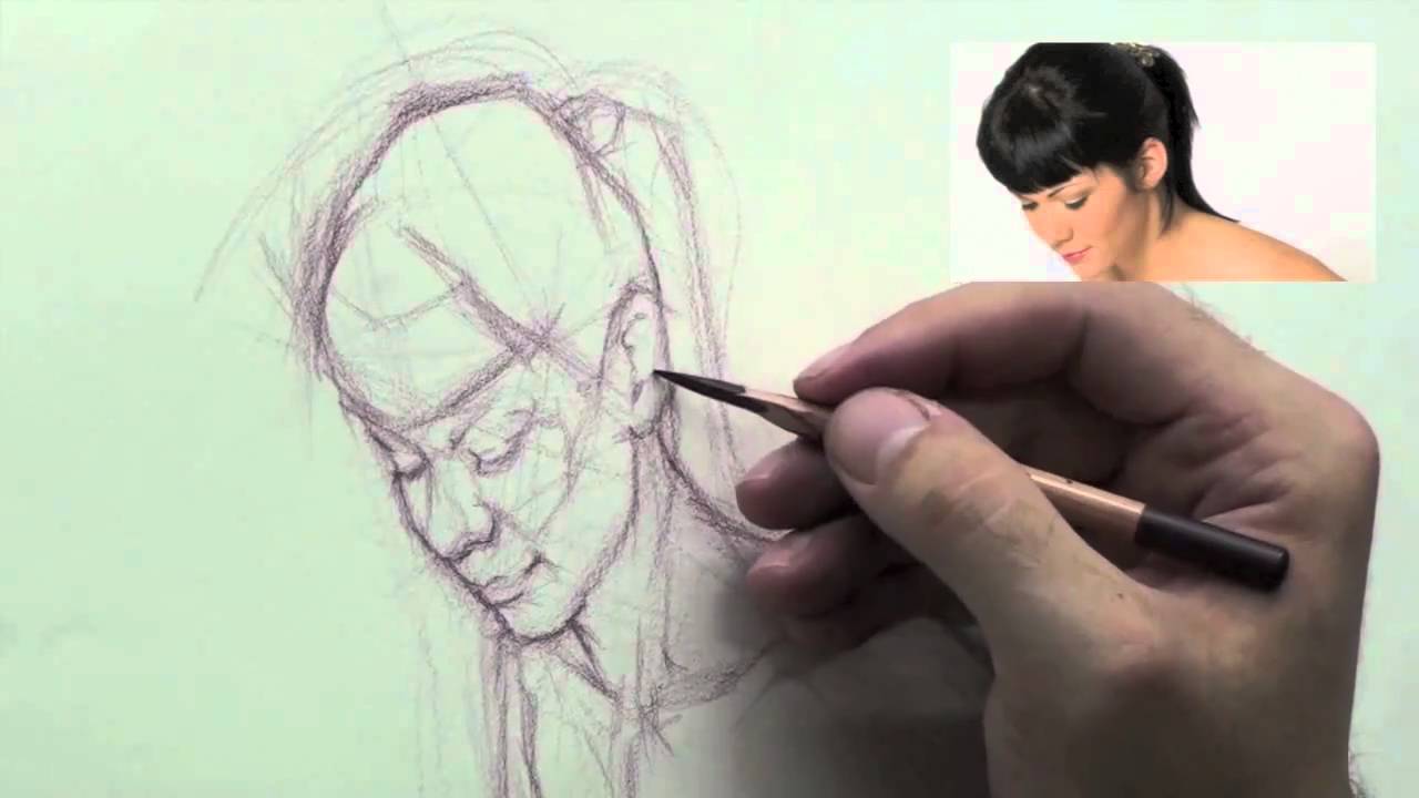 Linear Figure Drawing Part 8 - YouTube