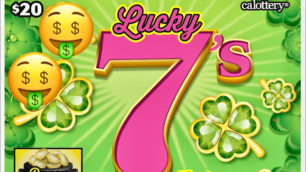 🤑🎉 3 Year Anniversary!! 🎉🍀 Lucky 7's Multiplier 🍀 CA Lottery Ticket ...