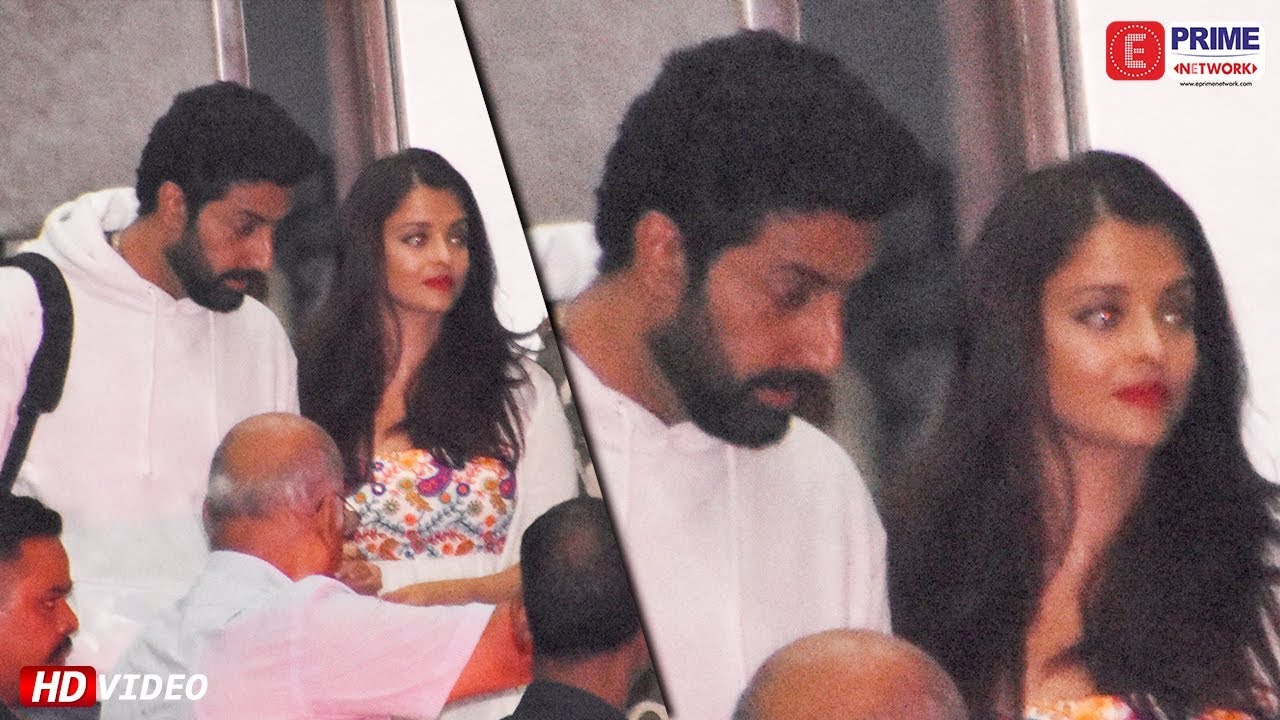 Aishwarya Rai Bachchan & Hubby Abhishek Bachchan Return From Maldives ...