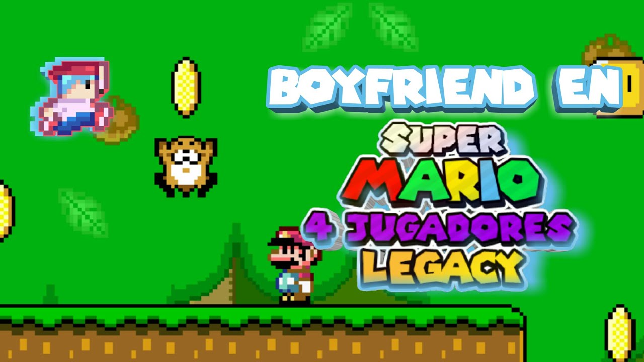 Boyfriend para Súper Mario 4 Jugadores Legacy / Android y Pc / SM4J ...
