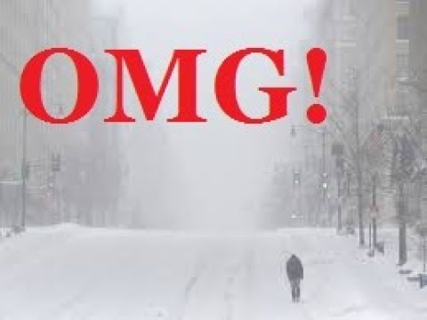 WHEN THEY TELL YOU TO BE SCARED, THERE'S A SNOW STORM COMING! DON'T ...