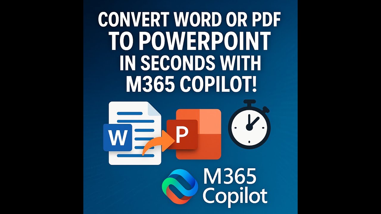 Convert Word or PDF to PowerPoint in Seconds with M365 Copilot! 🚀 - YouTube