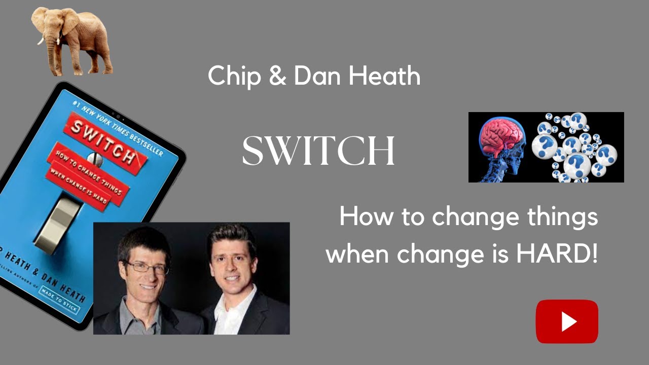 Switch By Chip Heath and Dan Heath - YouTube