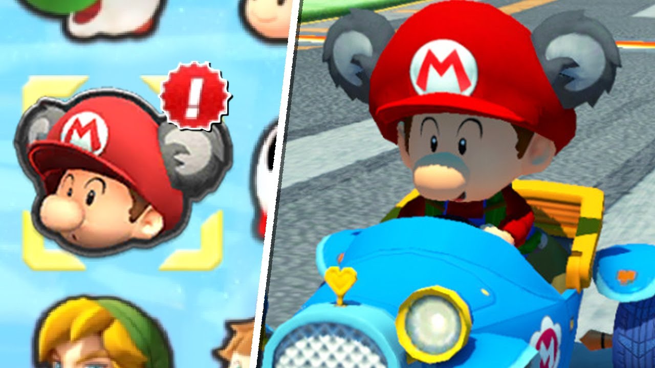 Play as Koala Baby Mario in Mario Kart 8 Deluxe - YouTube