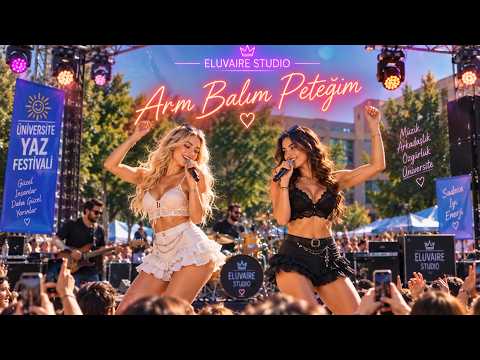 Arım Balım Peteğim 💕 | Neşeli Kadın Düet | Üniversite Yaz Festivali | ELUVAIRE STUDIO