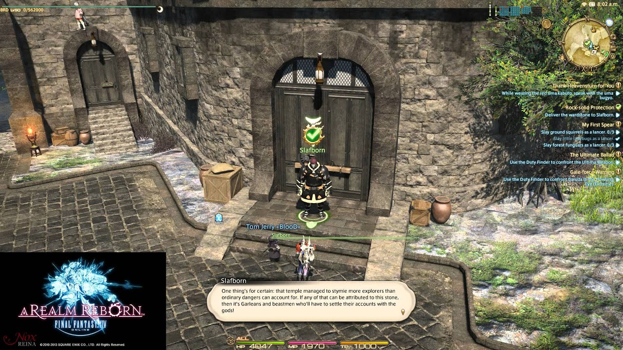 FFXIV ARR - Main Quest 2 Lv.50 - 08 Rock-solid Protection 03 - YouTube