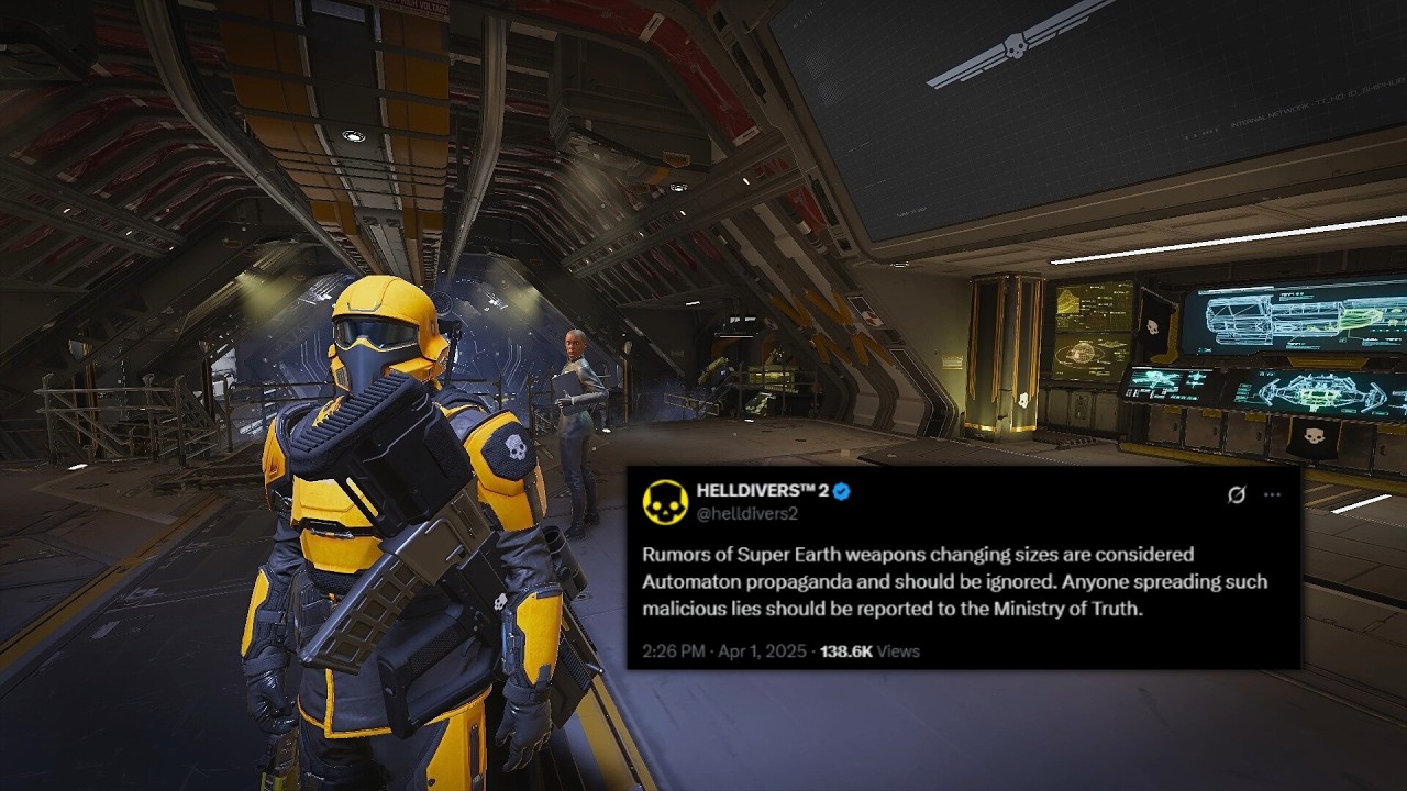 The April Fools Prank by Developers in Helldivers 2 - YouTube