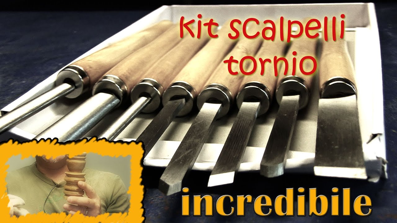 recensione kit scalpelli per tornio - YouTube