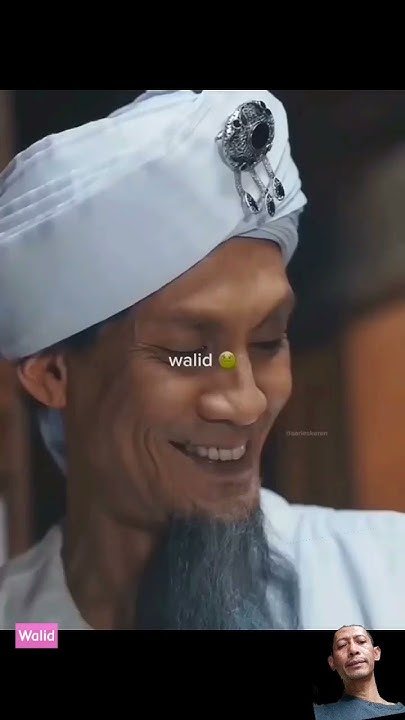 This is the real Walid figure who went viral in the film Bid'ah #beritaterkini #bidaah # ...