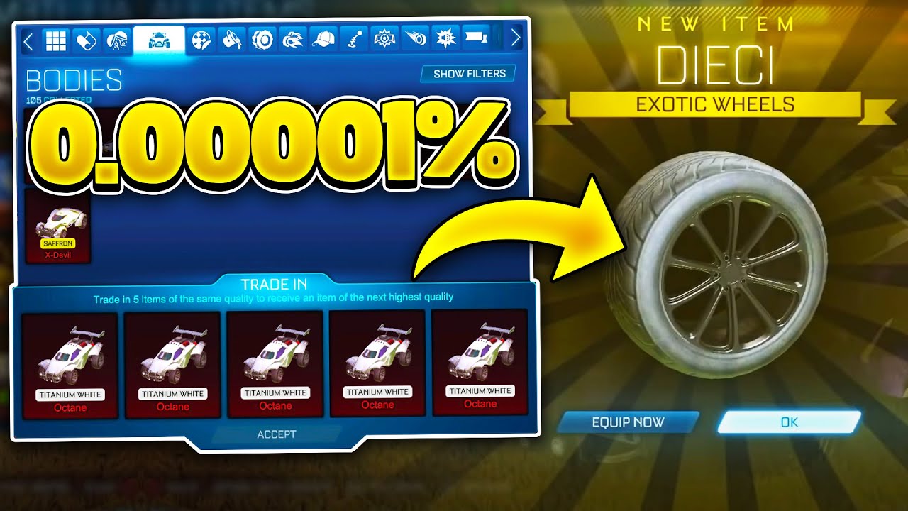 0% CHANCE TO GET BLACK DIECI WHEELS! Trade Ups - YouTube