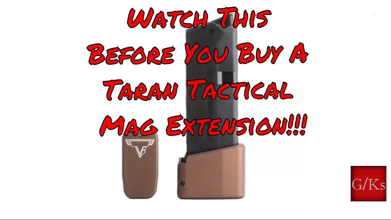 How To Install Taran Tactical Mag Extension! - YouTube