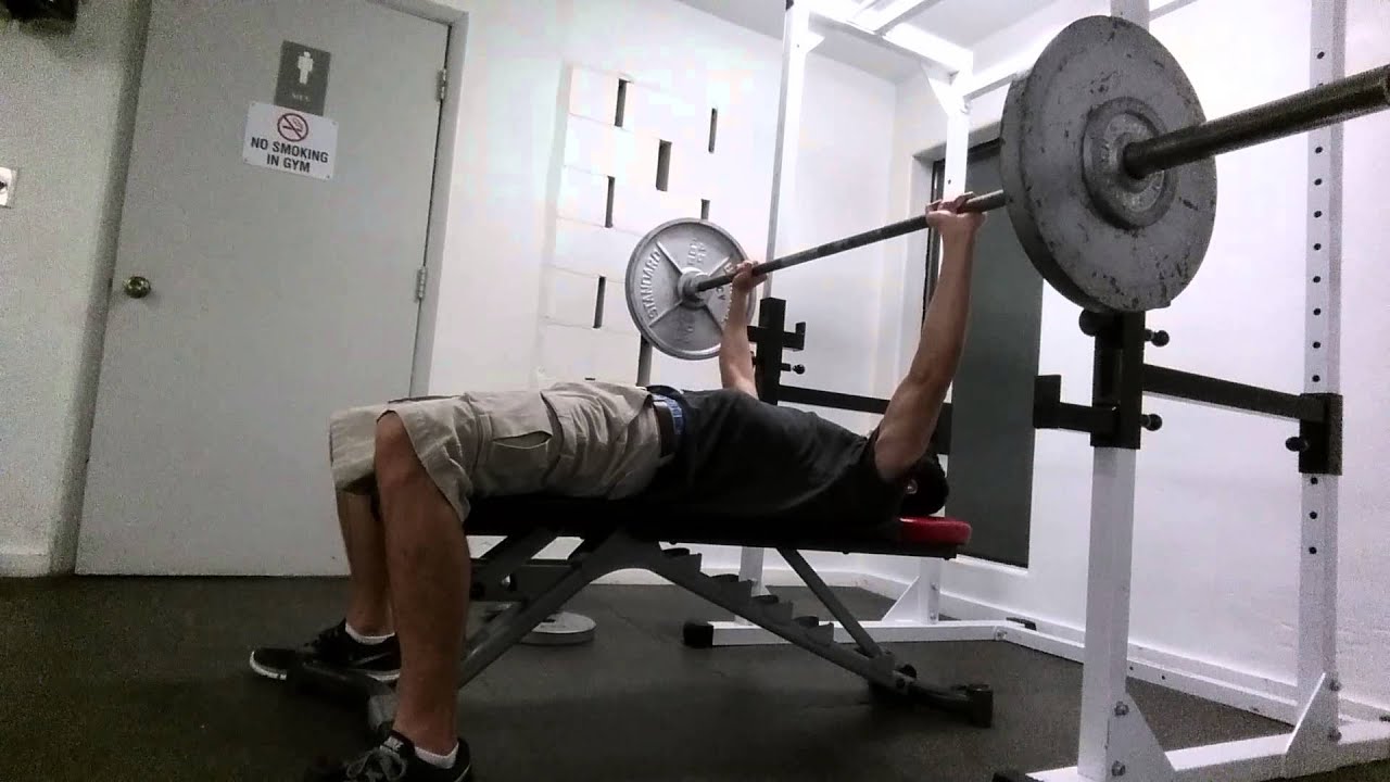 Bench Press 5 x 145 - YouTube
