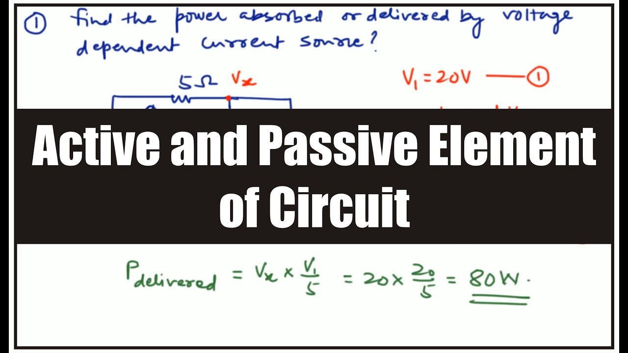 Active And Passive Elements Of Circuit YouTube active-and-passive-elements-of-circuit-youtube