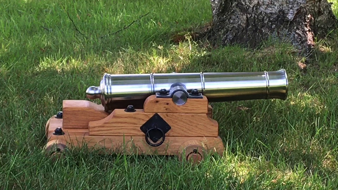 Naval Cannon 1.8 inch bore - YouTube