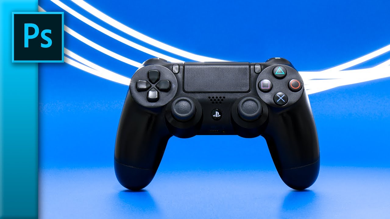 PS4 Controller | Product Photography Timelapse | Photoshop - YouTube