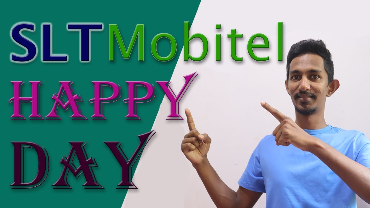 SLT Happy Day | Free Unlimited Data - YouTube