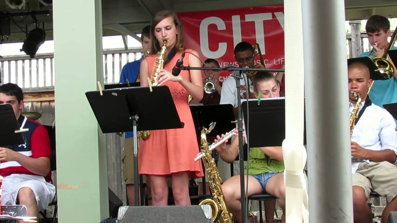 Katherine Thomas - alto sax - Fairport Canal Days Jazz Concert (2014 ...