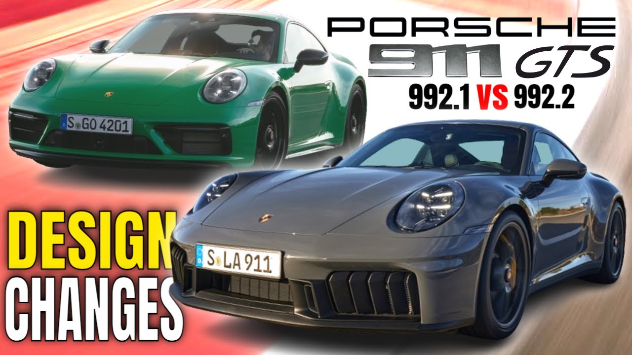 2025 Porsche 911 Type 992.2 vs 992.1 GTS Design Changes - YouTube