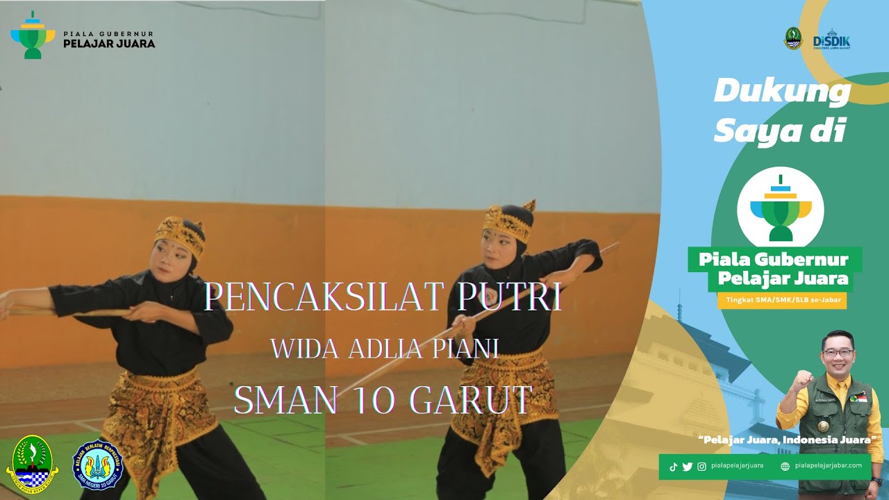 Piala Gubernur Pelajar Juara 2022 - Pencak Silat Putri - SMA Negeri 10 ...