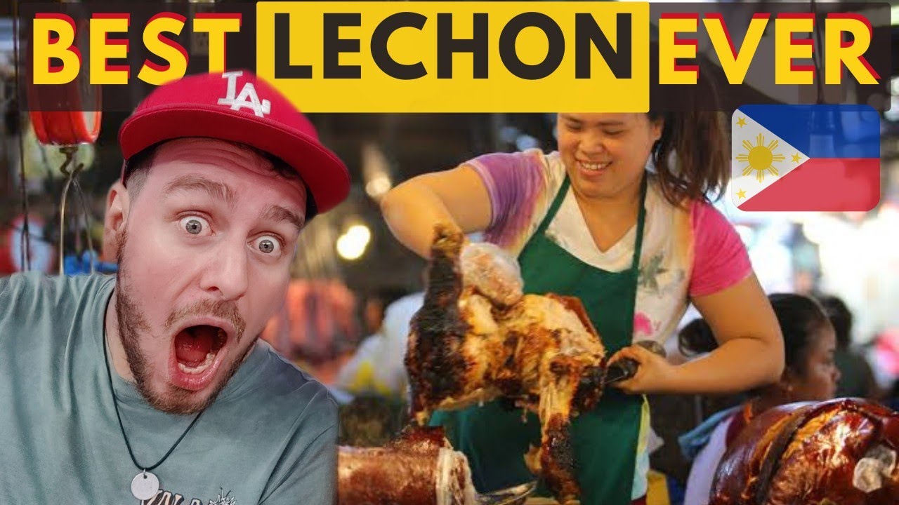WE DANCE WITH FILIPINOS IN THE LECHON MARKET ! 🇵🇭 - YouTube