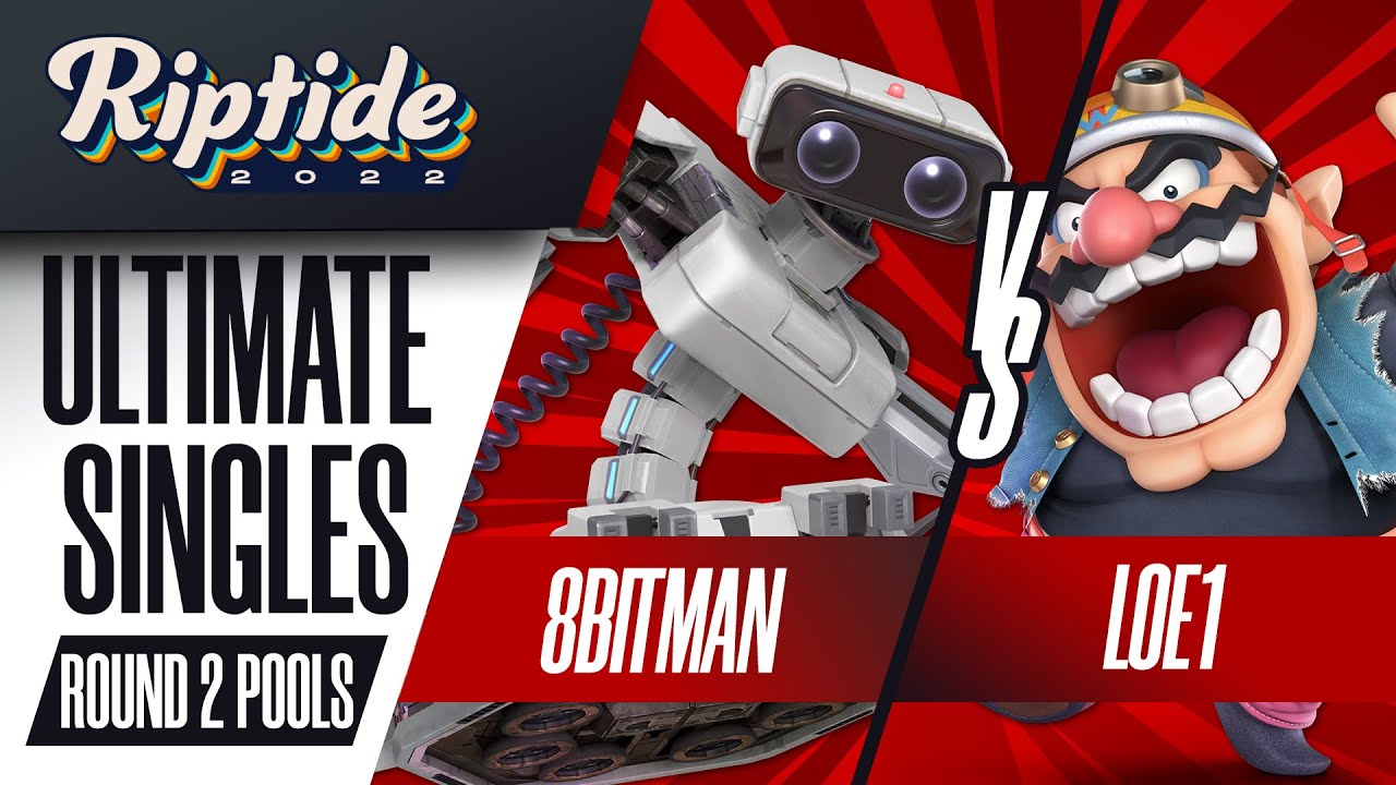 8BitMan vs LOE1 - Ultimate Singles R2 Pools - Riptide 2022 | R.O.B vs Wario - YouTube