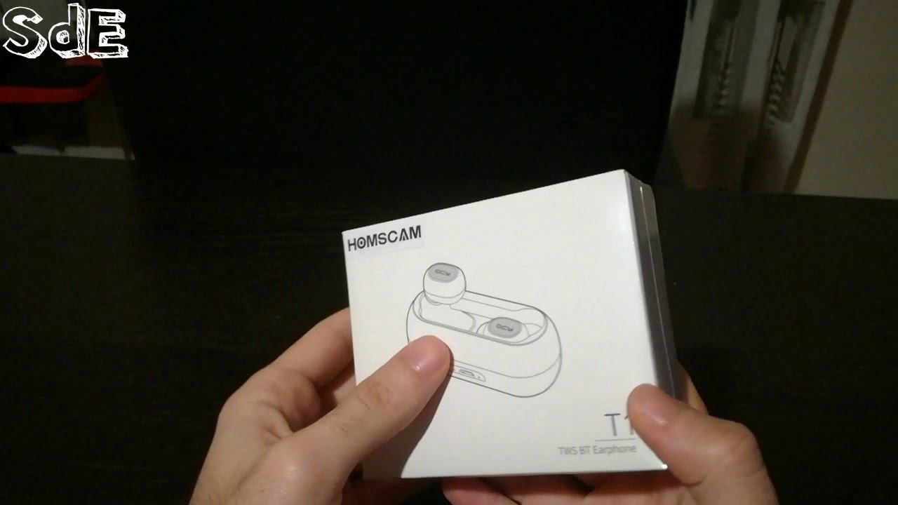 HOMSCAM OCY T1 TWS BT Earphone - Silent Unboxing - YouTube