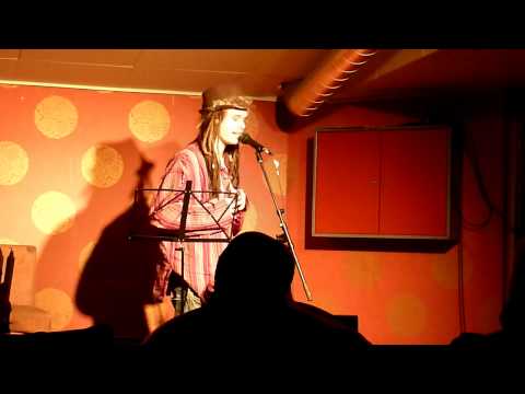 Teyo Tenio at Poetry slam Performing \