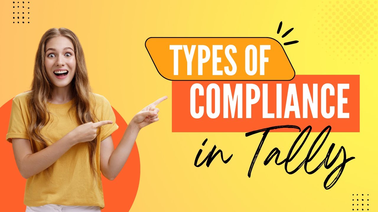 Types of Compliance in Tally | SR Training Venture - YouTube