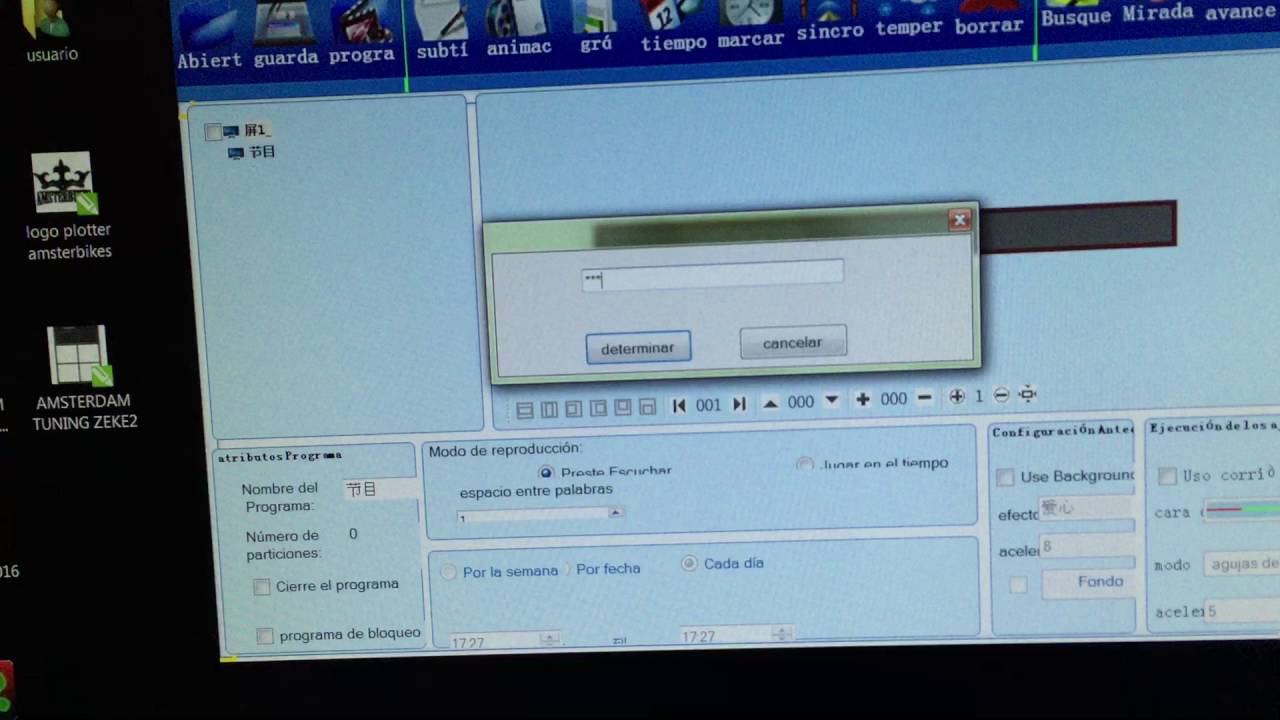 COMO PROGRAMAR UN CARTEL DE LED con led control system - YouTube