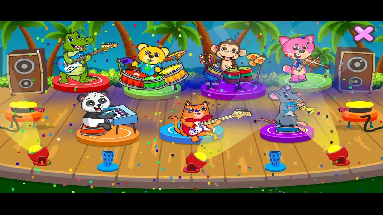 Animals Playing Music Instruments | Fun Sounds for Kids! - YouTube