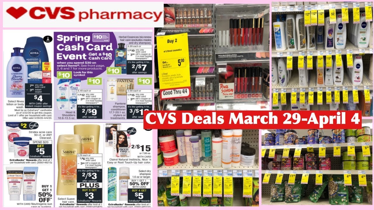 CVS DEALS FOR THIS WEEK 3/29-4/4 |SHOP WITH ME AT CVS |SPRING CASH CARD ...