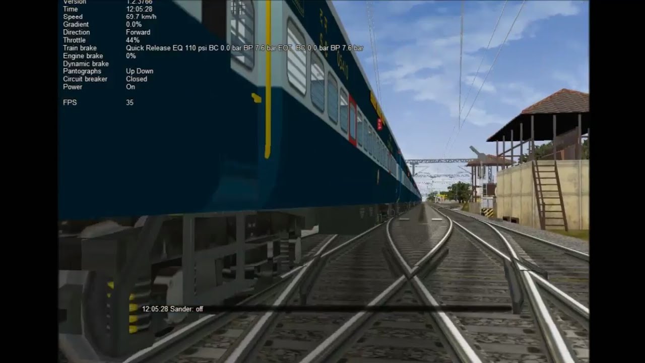 MSTS Realistic Quality Coach Track Sounds || New - YouTube