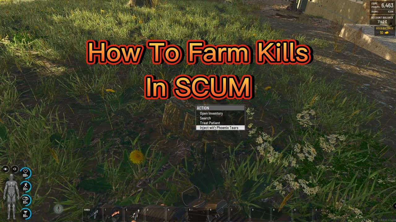 How To Farm Kills In SCUM With Phoenix Tears | PVP Gameplay - YouTube