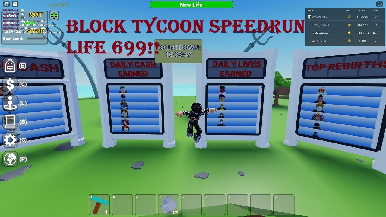 Roblox Block Tycoon Speedrun LIFE 699 !! #roblox #blocktycoon - YouTube