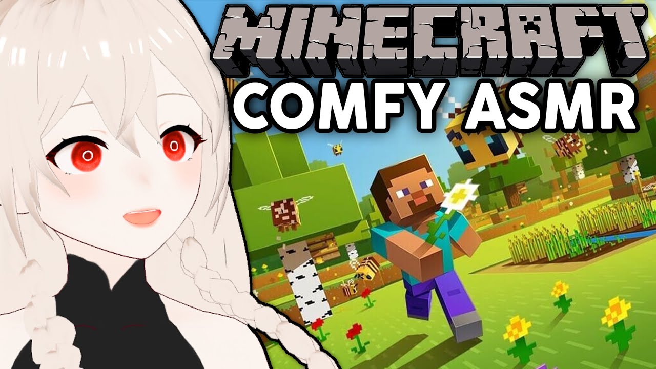 【ASMR + MINECRAFT】comfy stream simulator (real) - YouTube