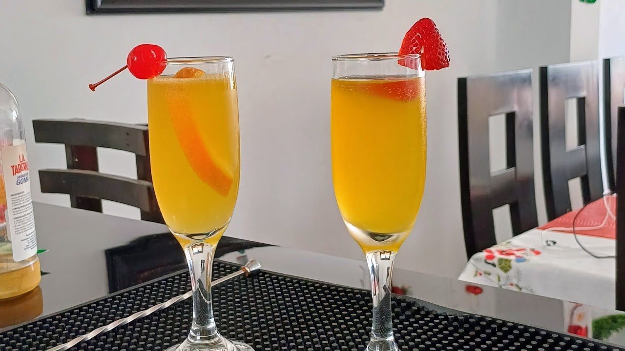 como preparar una mimosa para navidad/ bebidas navideñas/Chiclayo Perú ...