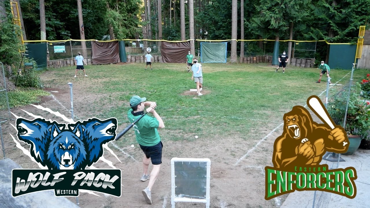 D1 Pitcher Showdown! | WOLF PACK vs ENFORCERS | AWA Wiffle Ball 2020 ...