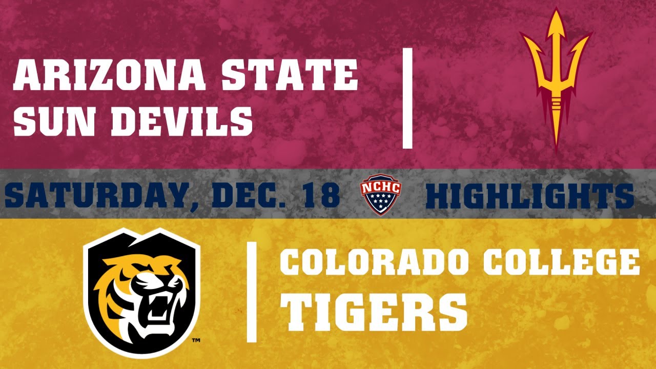 Arizona State at Colorado College 12/18/21 Highlights | NCHC Highlights ...