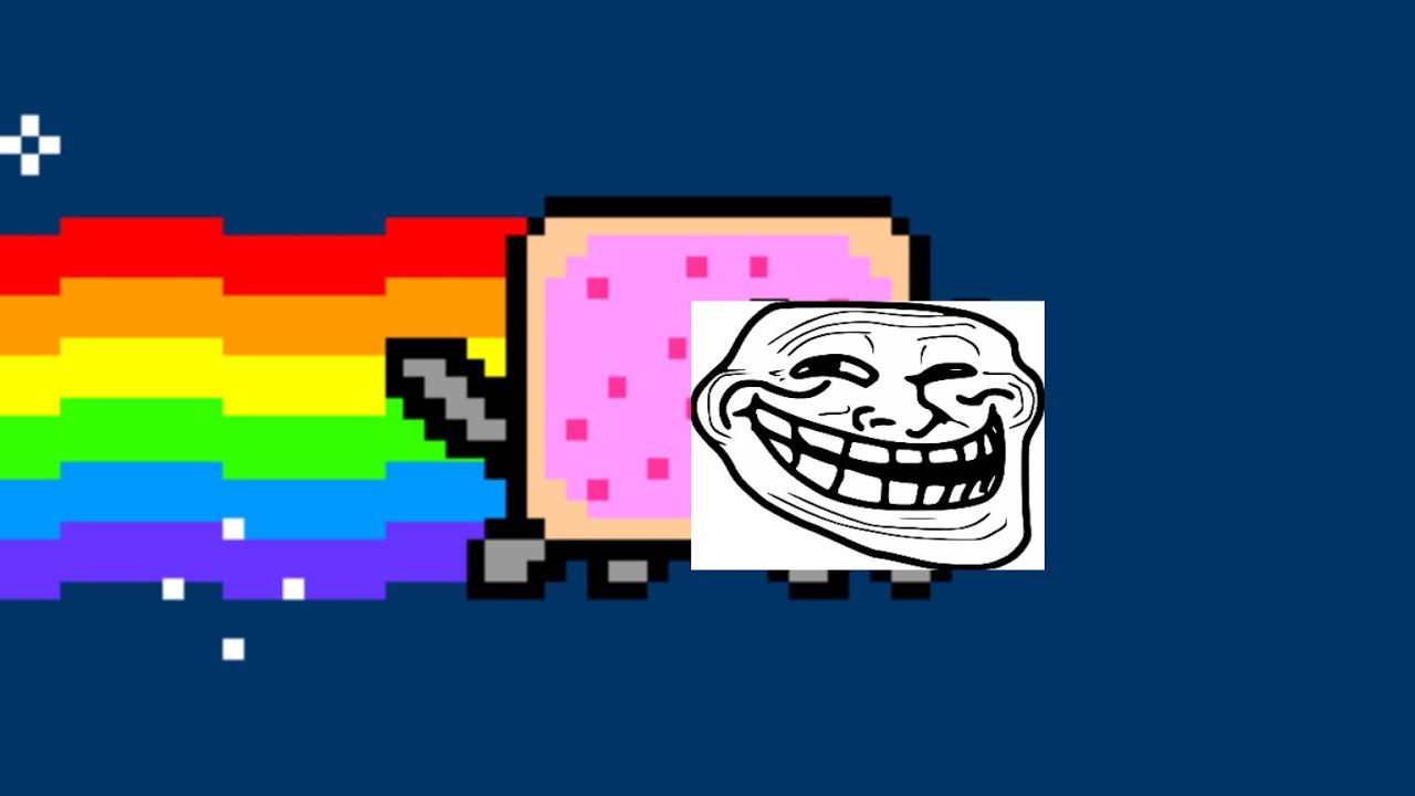 Nyan cat troll face - YouTube