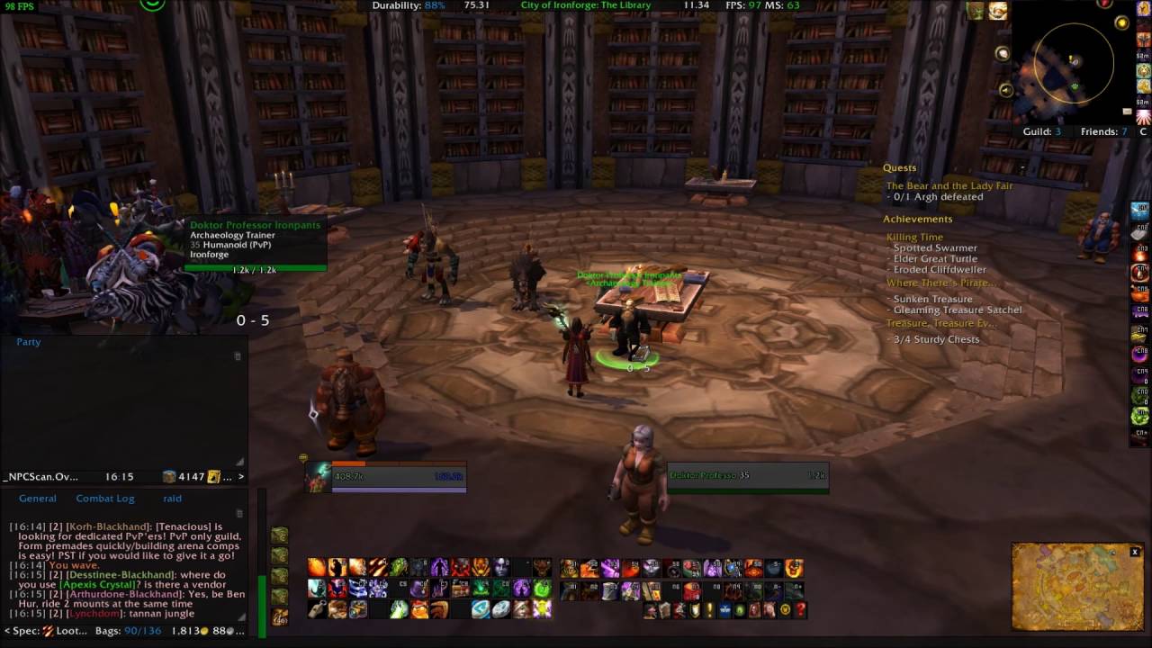 Archaeology Trainer Ironforge - YouTube