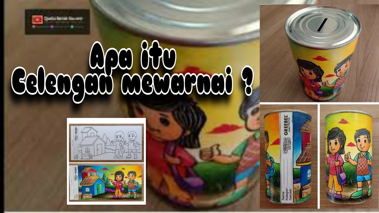 Celengan lomba mewarnai - YouTube