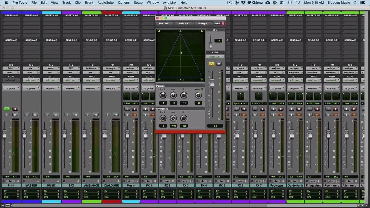 Pro Tools - Surround Panning - YouTube