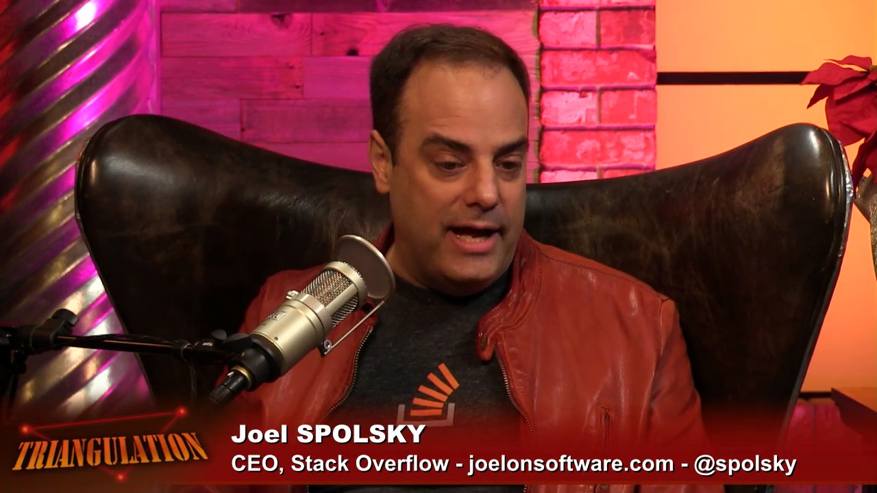 Triangulation 277: Joel Spolsky - YouTube
