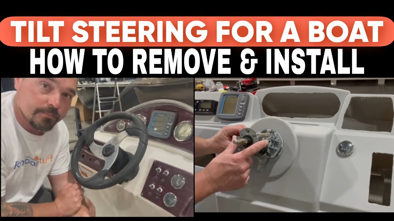 Removing and Reinstalling Tilt Steering for a Boat - Rotary / Cable ...