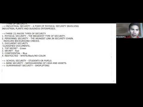 INTRODUCTION TO INDUSTRIAL SECURITY BY CHAPS ONLINE TUTORIAL SERVICES ...