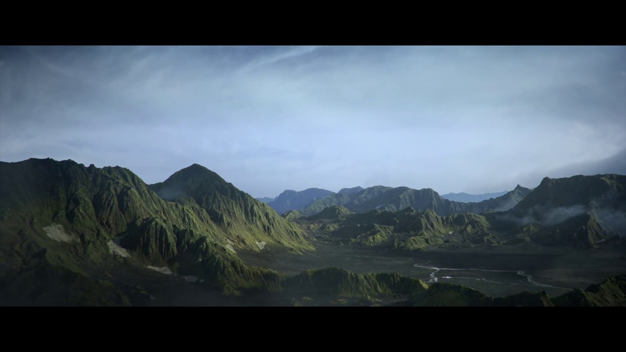 CG Iceland landscape - Gaea Test - YouTube