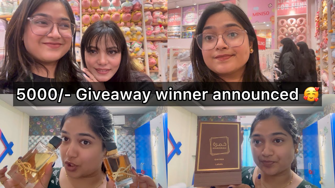 Finally giveaway winner announced !! Agaku asuchi nua giveaway ...