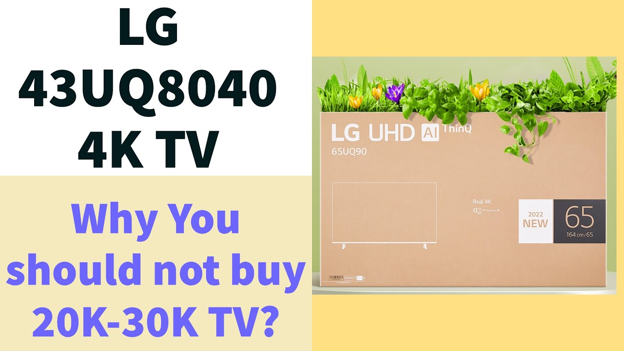 LG 43UQ80 2022 new model Detailed Review in Hindi #4ktv #lgtv - YouTube