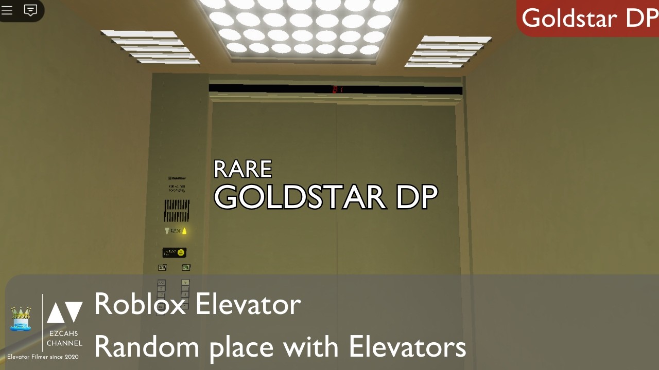 (Roblox) Goldstar DP Traction Elevator - Random place with Elevators - YouTube