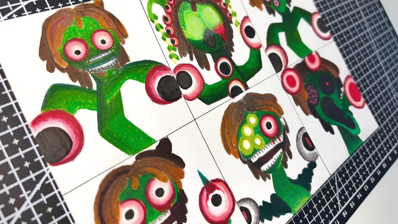 Drawin Incredibox Sprunki (Vineria) phase 7 vs phase 8 vs phase 9 vs ...